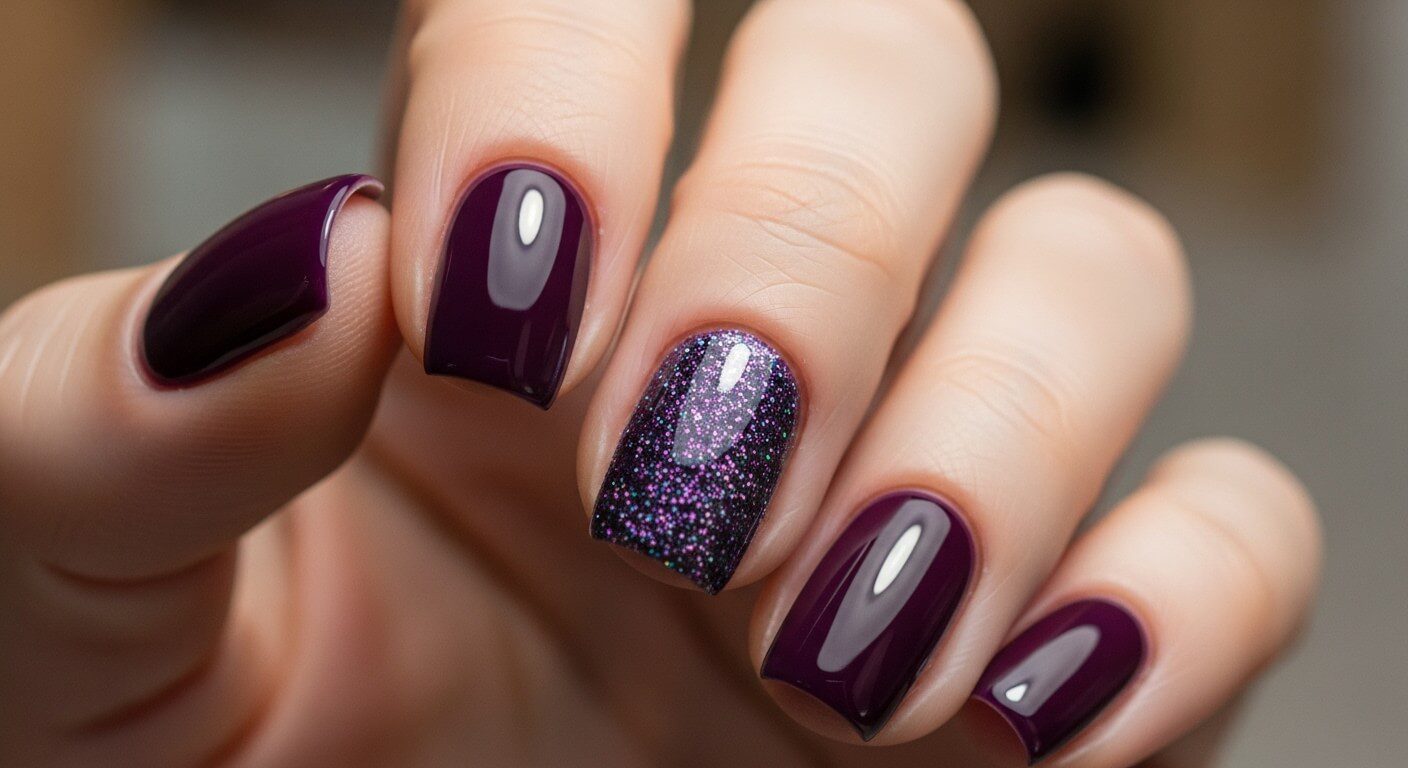 17 Stunning Dark Purple Nails Ideas for 2025