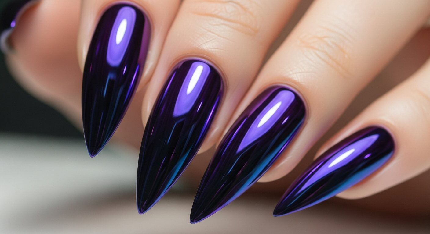 17 Stunning Dark Purple Nails Ideas for 2025